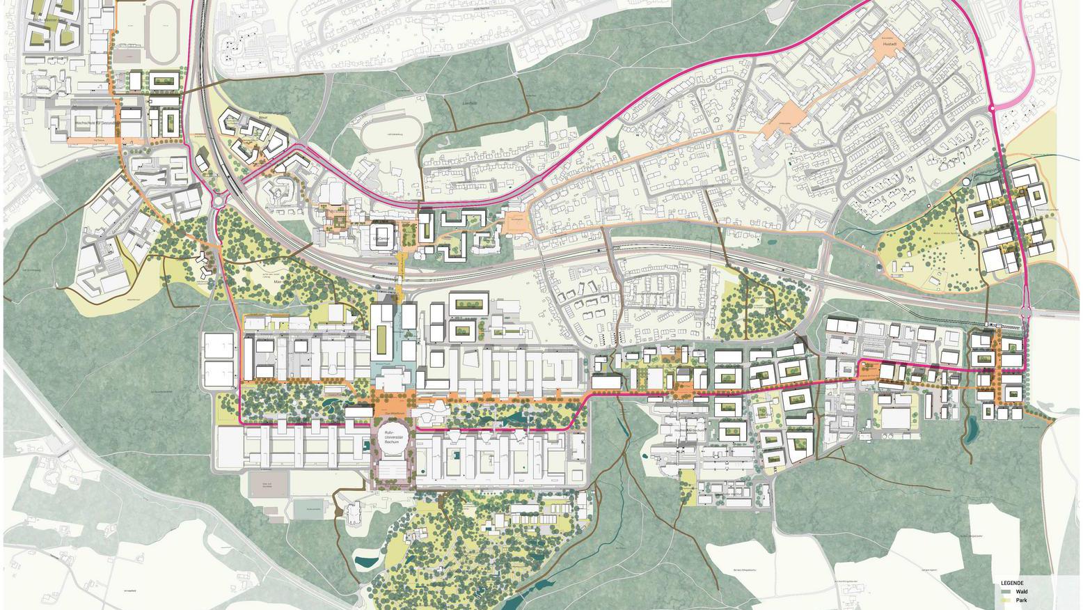 Rahmenplan Campus Bochum | Stadt Bochum